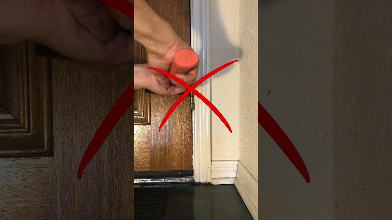 How to Fix a Sagging Door (quick) (#shorts)