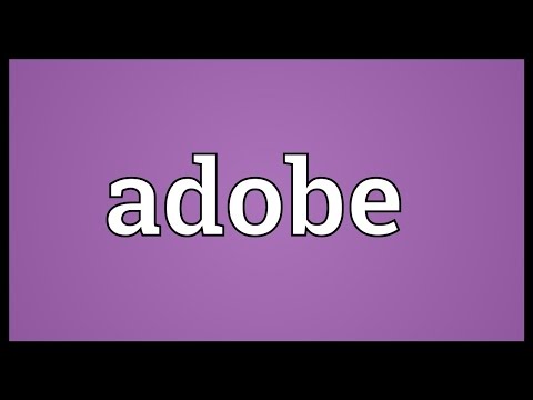 Adobe Meaning