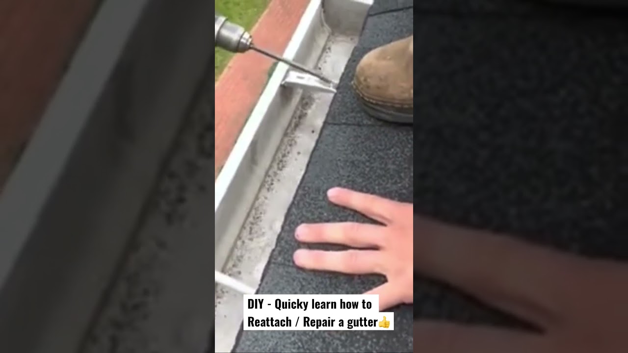 Quickly learn how to or how we reinforce, repair older gutters!