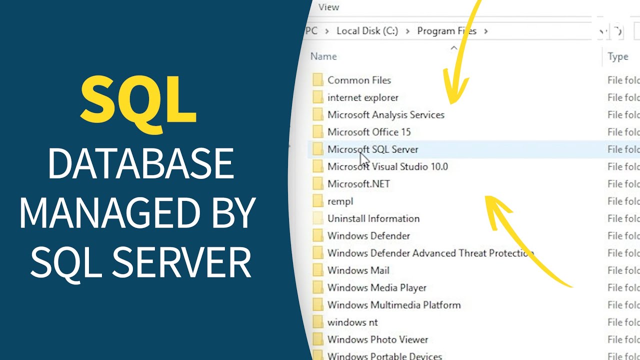 SQL Tutorial - Creating a managed database