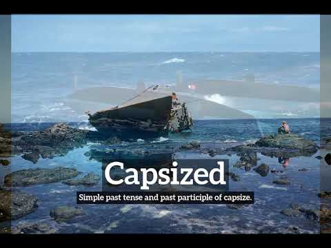 How to Say Capsized in English? | What is Capsized? | How Does Capsized Look?