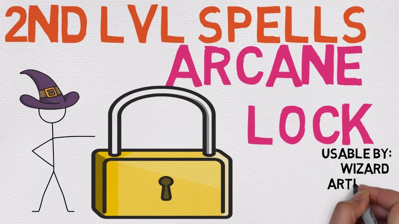 2nd Level Spell #5: Arcane Lock (5E)