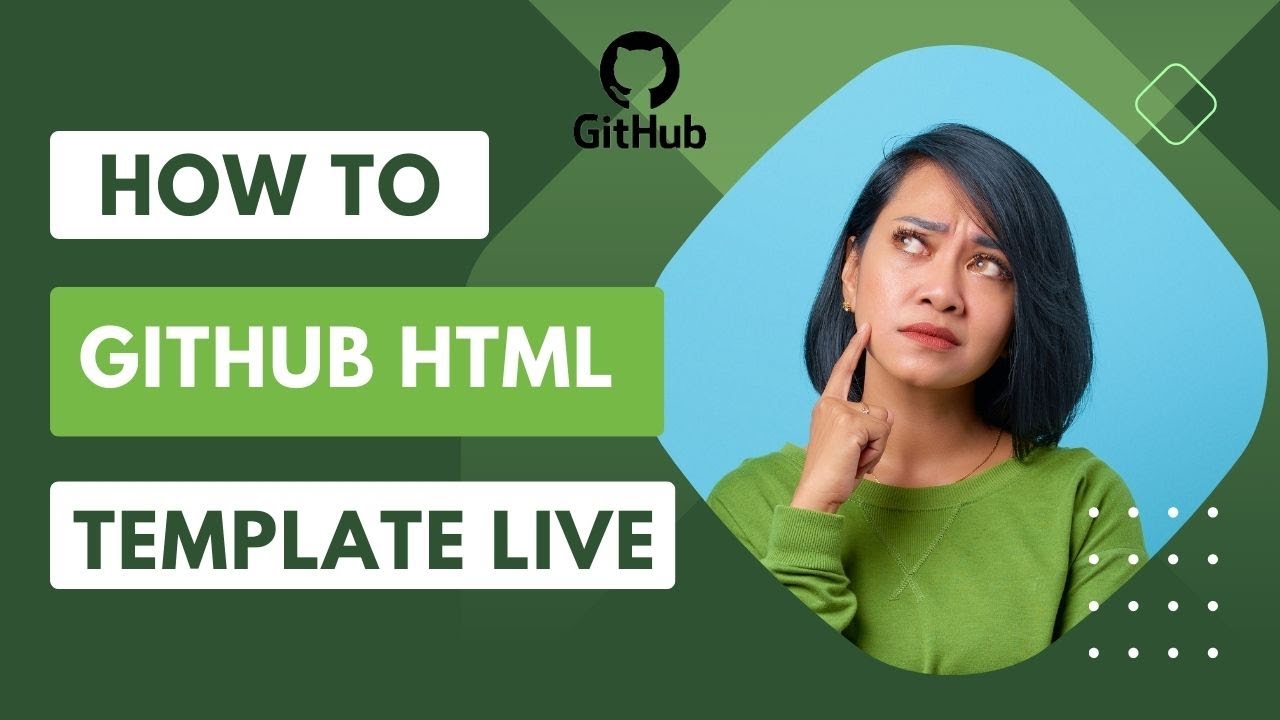 GitHub - html template  live link generate.