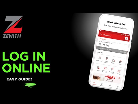 How to Login to Zenith Bank's online banking - Nigeria