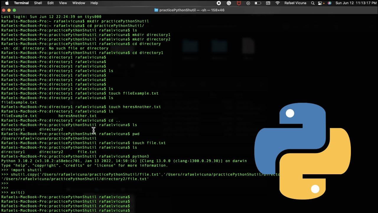 Python 3 - Shutil module - Moving, Copying, or Renaming Files and Folders - Easy Python Tutorial