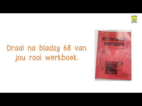 Grade 4 Term 3 Week 2 Afrikaans Lesson Monday