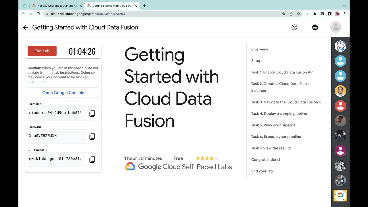 Getting Started with Cloud Data Fusion   || #qwiklabs || #coursera  [With Explanation🗣️]