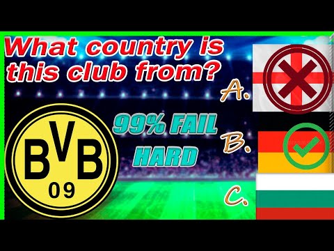 GUESS THE FOOTBALL TEAM'S COUNTRY | FOOTBALL QUIZ 2022 | HARD | ⚽⚽