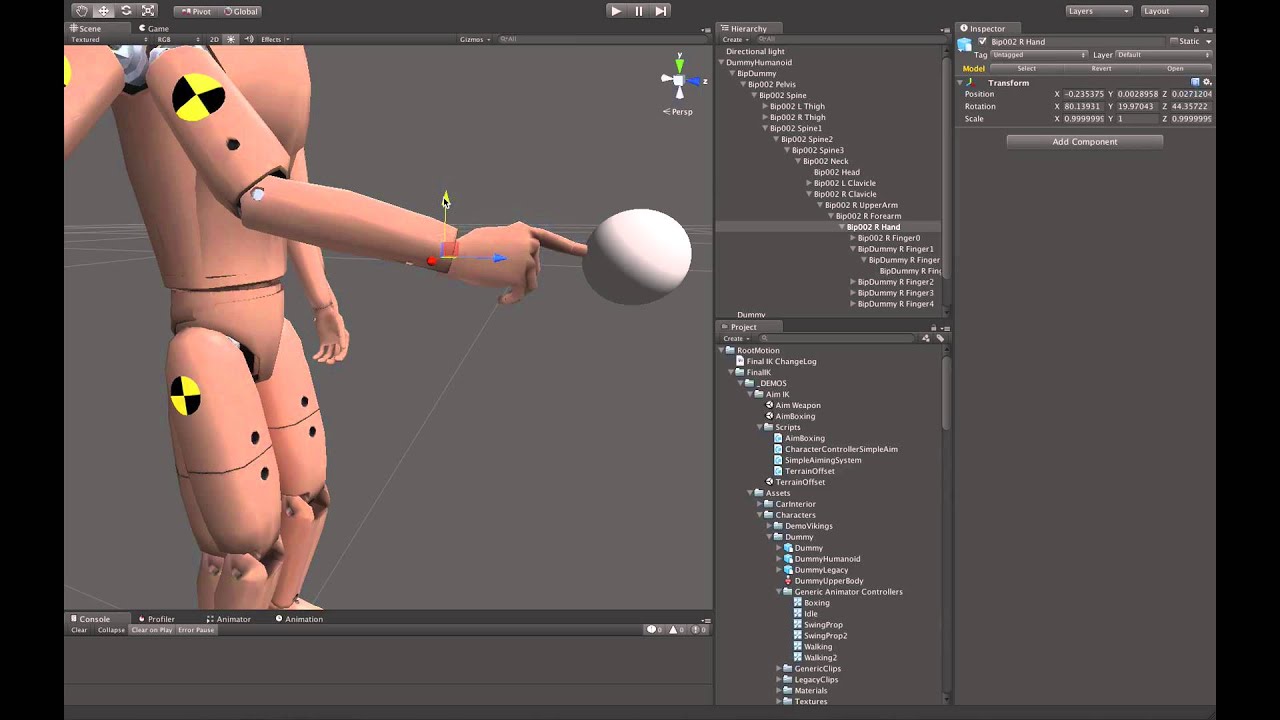 FINAL IK TUTORIAL - Interaction System Basics