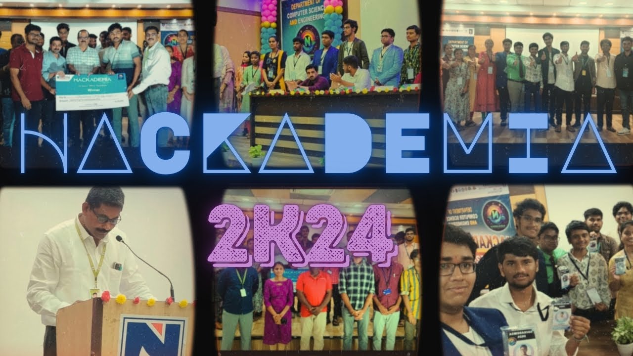 HACKADEMIA 2K24: Documentary of the first Student Hackathon  in NECN | 24 Hours of Innovation
