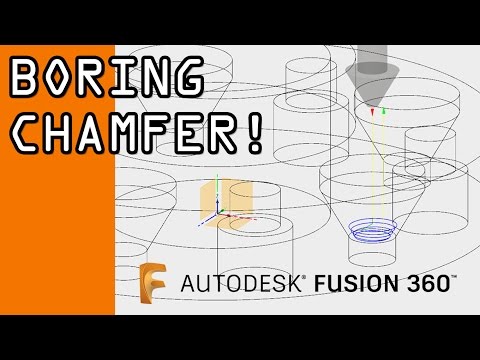 Fusion 360 Chamfer Tip: Bore with Expression! - NYC CNC