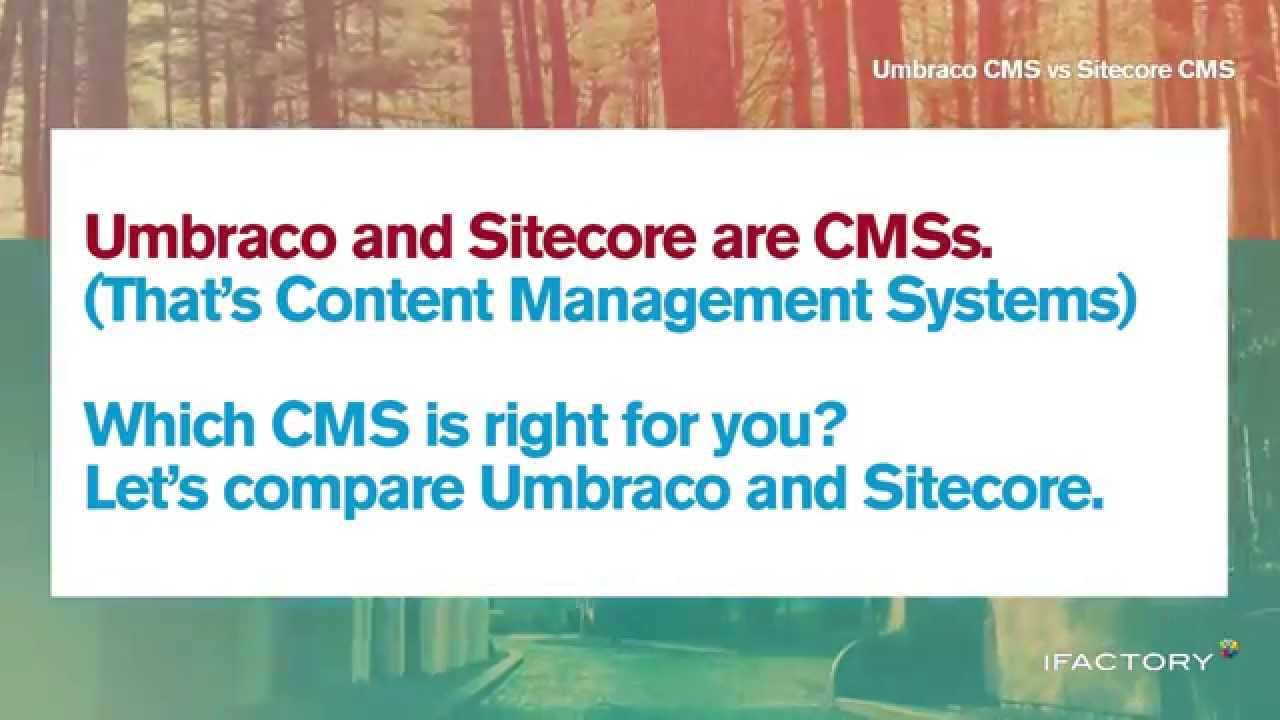 Umbraco CMS vs Sitecore CMS