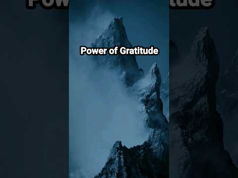 Attitude of Gratitude| Law of Attraction