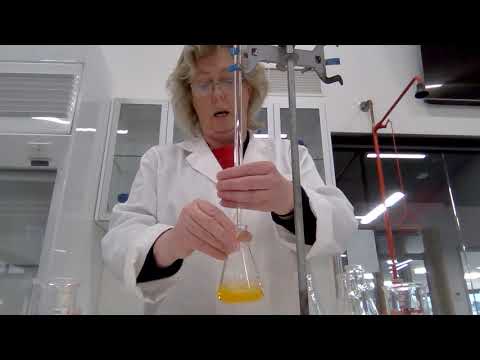 Titration of HCl with standard solution of sodium carbonate.
