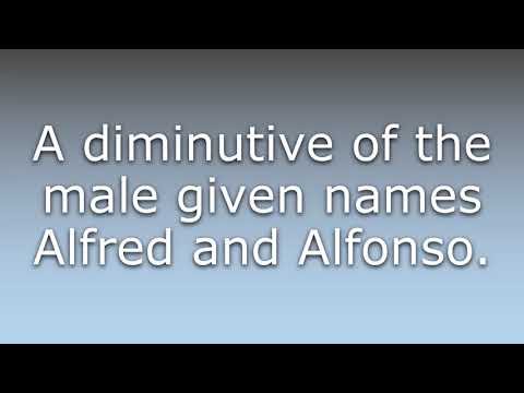 What does Alf mean?
