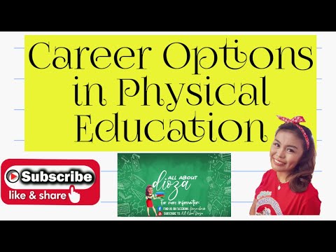 Career Options in Physical Education 💪
