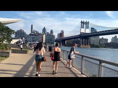 Pier 35 a Secret Spot in Manhattan New York City with Fun Oversized Swings