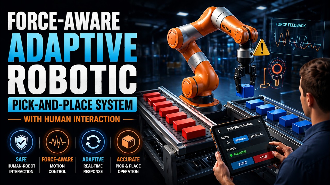 FORCE AWARE ADAPTIVE ROBOTIC PICK AND PLACE SYSTEM WITH HUMAN INTERACTION