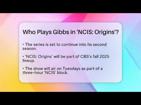 Who Plays Gibbs in 'NCIS: Origins'? | Soap Opera Insider
