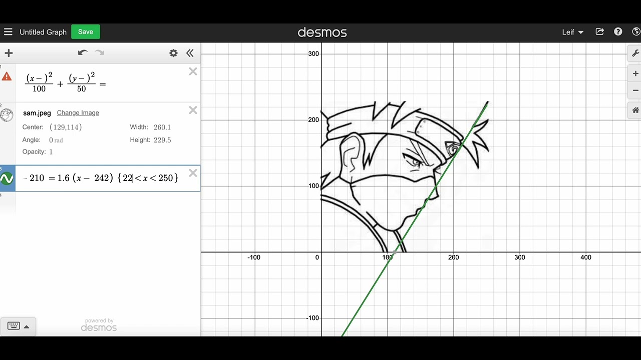 Desmos Picture: how to upload and create a desmos picture project