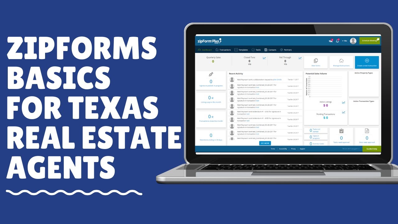 ZipForms 101 For Texas Real Estate Agents