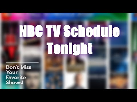 What's On NBC Tonight? 🎤✨