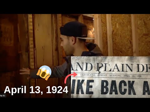 100 year old newspaper in this flip!