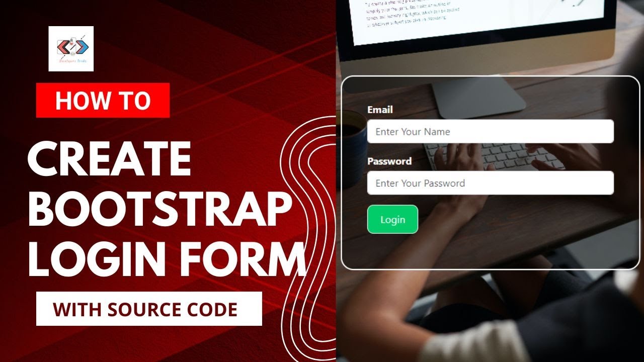 How to make Bootstrap Login form - with source code