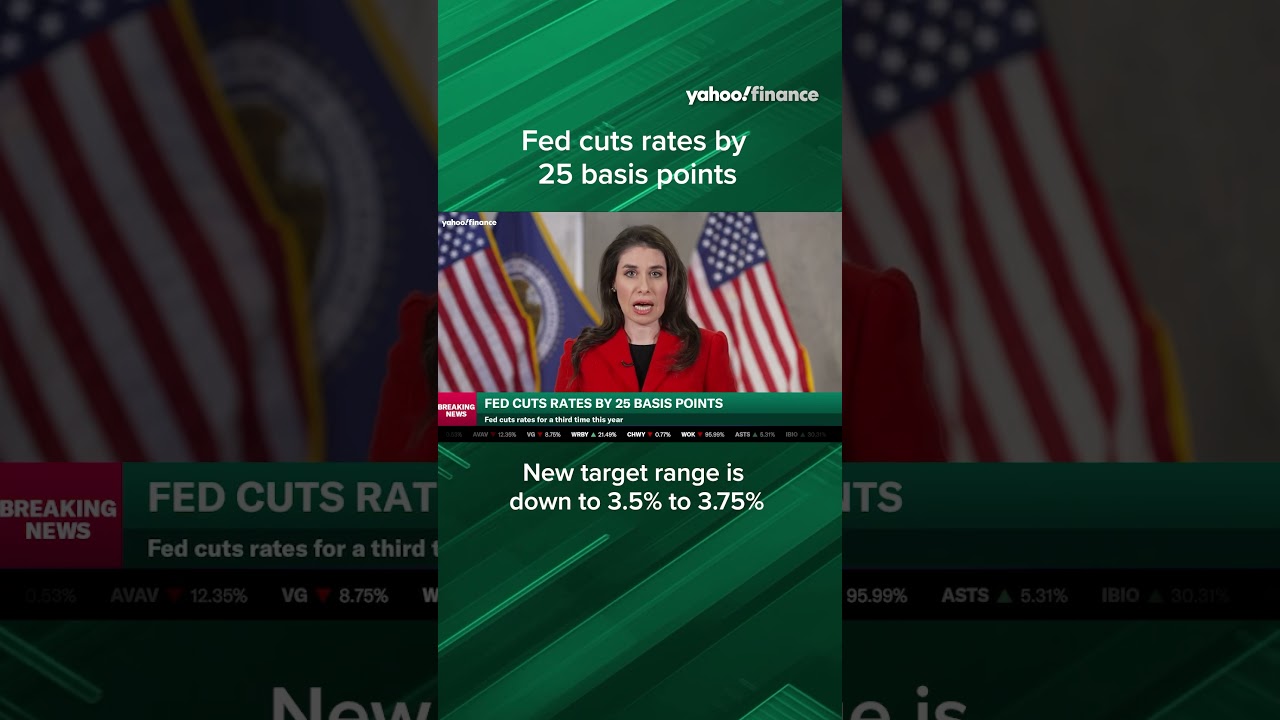 The Federal Reserve cut interest rates by 25 basis points for the third time this year.