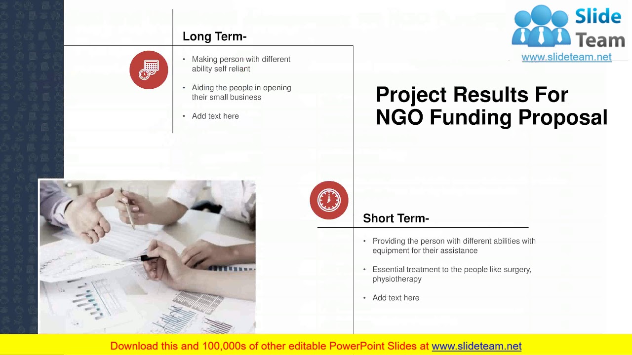 NGO Funding Proposal PowerPoint Presentation Slides