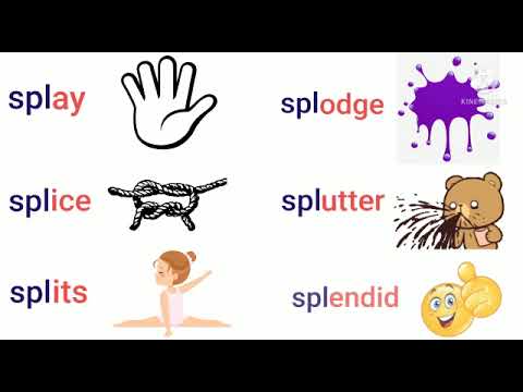 Initial blends spl words / Learn Phonics for Kids / Vowel for kids / Reading phonics for kids