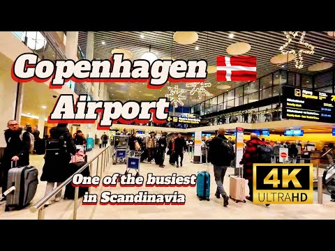 Copenhagen Airport | Walking Tour | 4K