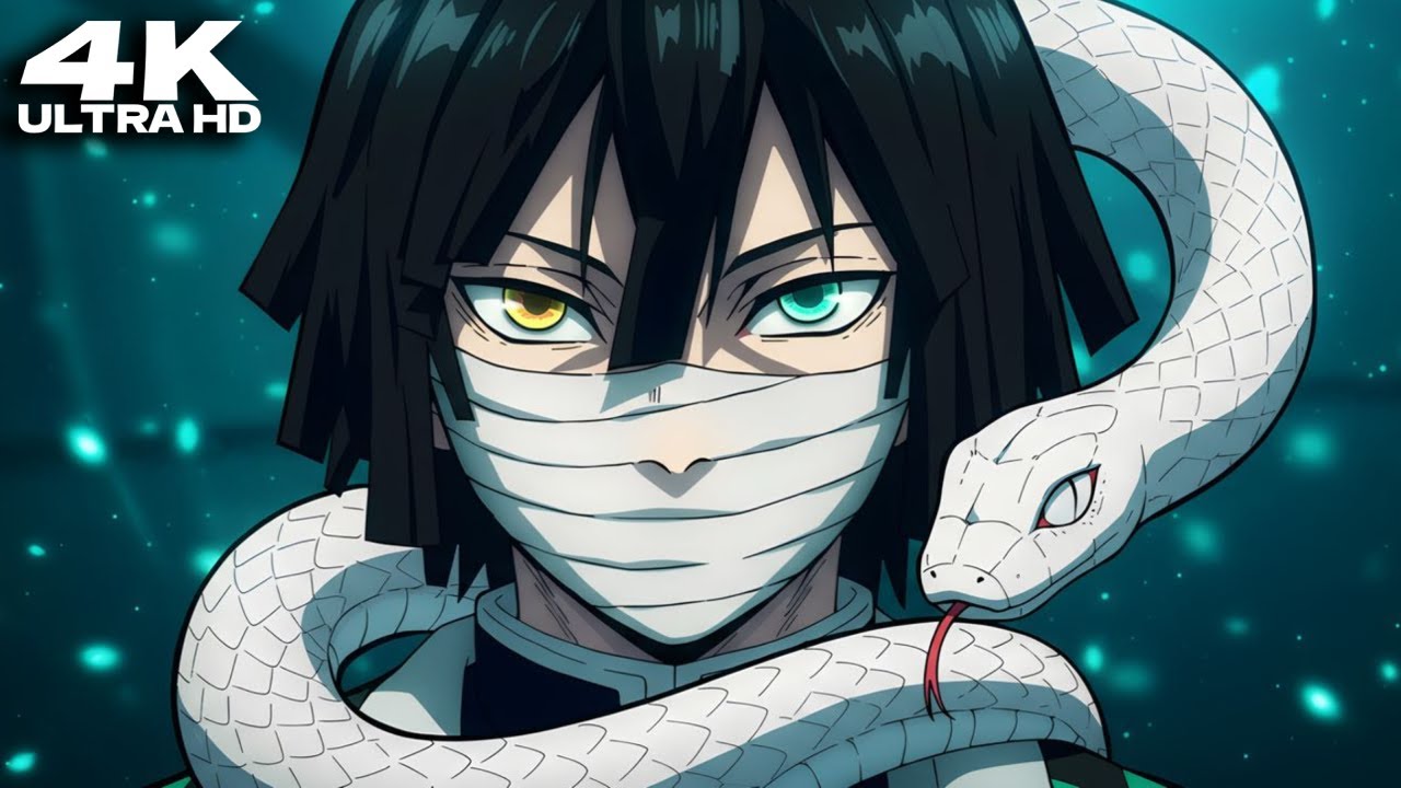 Obanai Iguro 🐍 Serpent Hashira | Demon Slayer 4K Dark Live Wallpaper