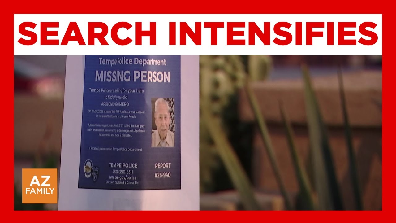 Tempe community looking for 91-year-old man missing for days