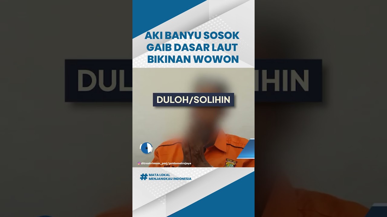 Mengenal Aki Banyu Sosok Gaib Dasar Laut, Tokoh Fiktif Buatan Wowon ... Mengenal Aki Banyu Sosok Gaib Dasar Laut, Tokoh Fiktif Buatan Wowon ...
