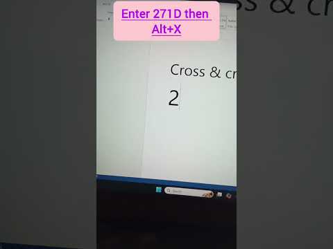 Cross and crucifix symbol shortcut in MS Word #cross #crucifix #microsoft #word #techwithpanja