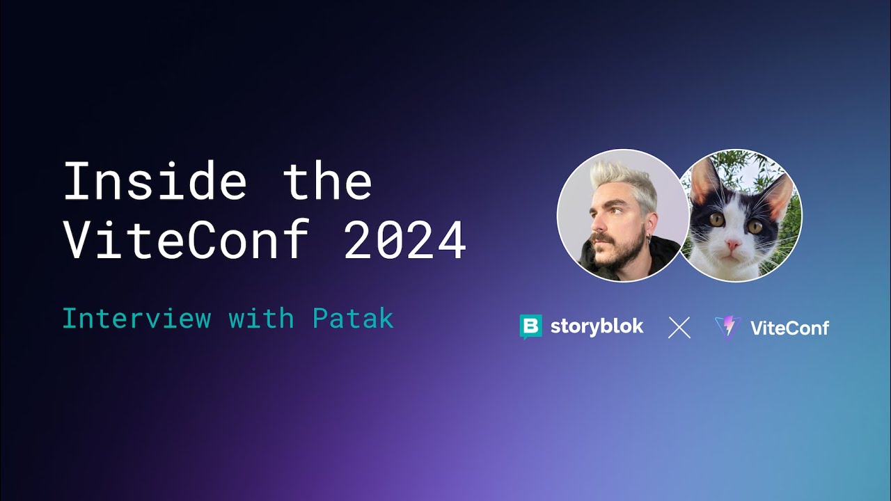Inside ViteConf 2024: Interview with Patak on ViteJS, StackBlitz, and more