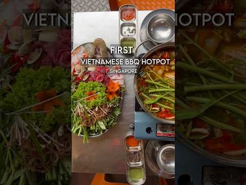 ‼️FIRST Vietnamese BBQ Hotpot in Singapore🇻🇳🇸🇬