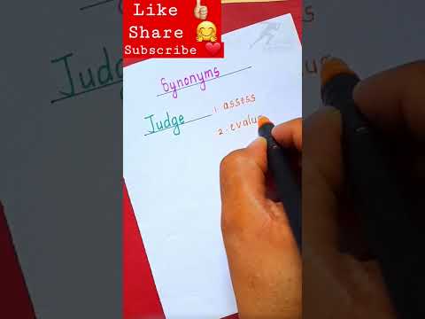 Synonyms of judge #synonyms #studyexpress #shorts