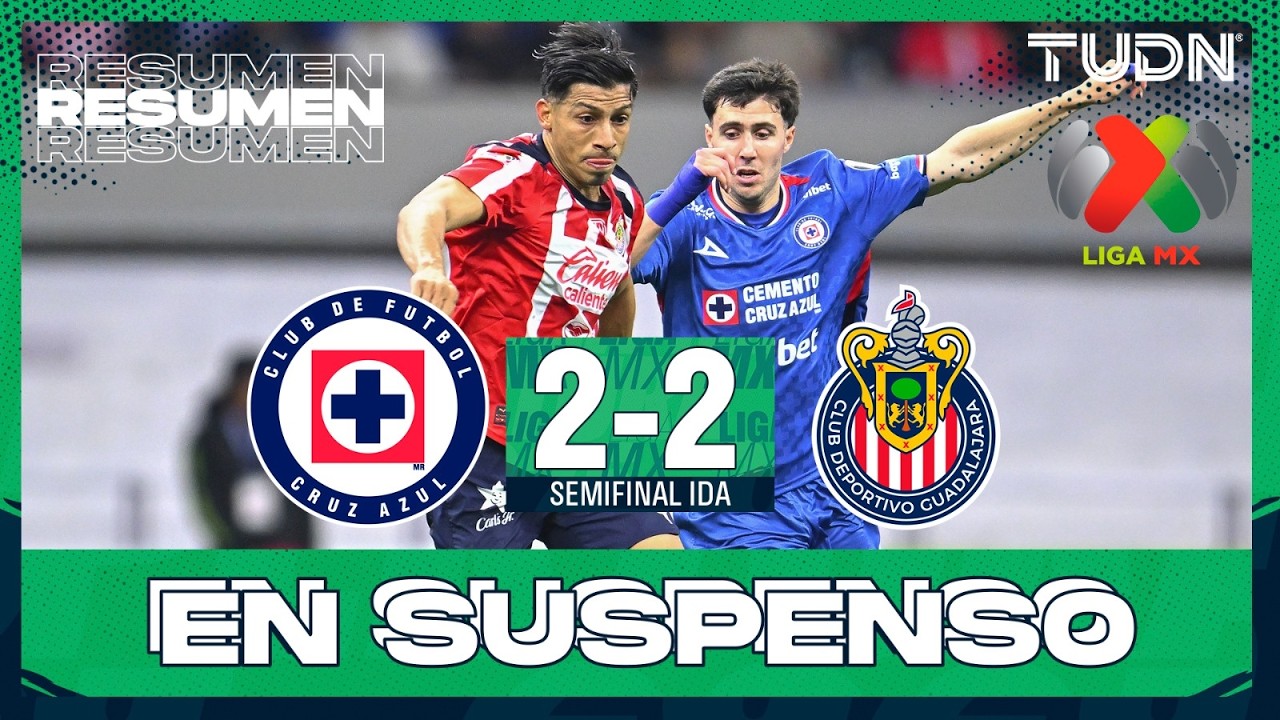 HIGHLIGHTS - Cruz Azul 2-2 Chivas | Liga MX - Semifinal - First Leg Clausura 2026 | TUDN