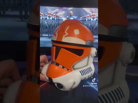 My Ahsoka Phase II 332nd Clone Wars Helmet! #Shorts #starwars #ahsokatano
