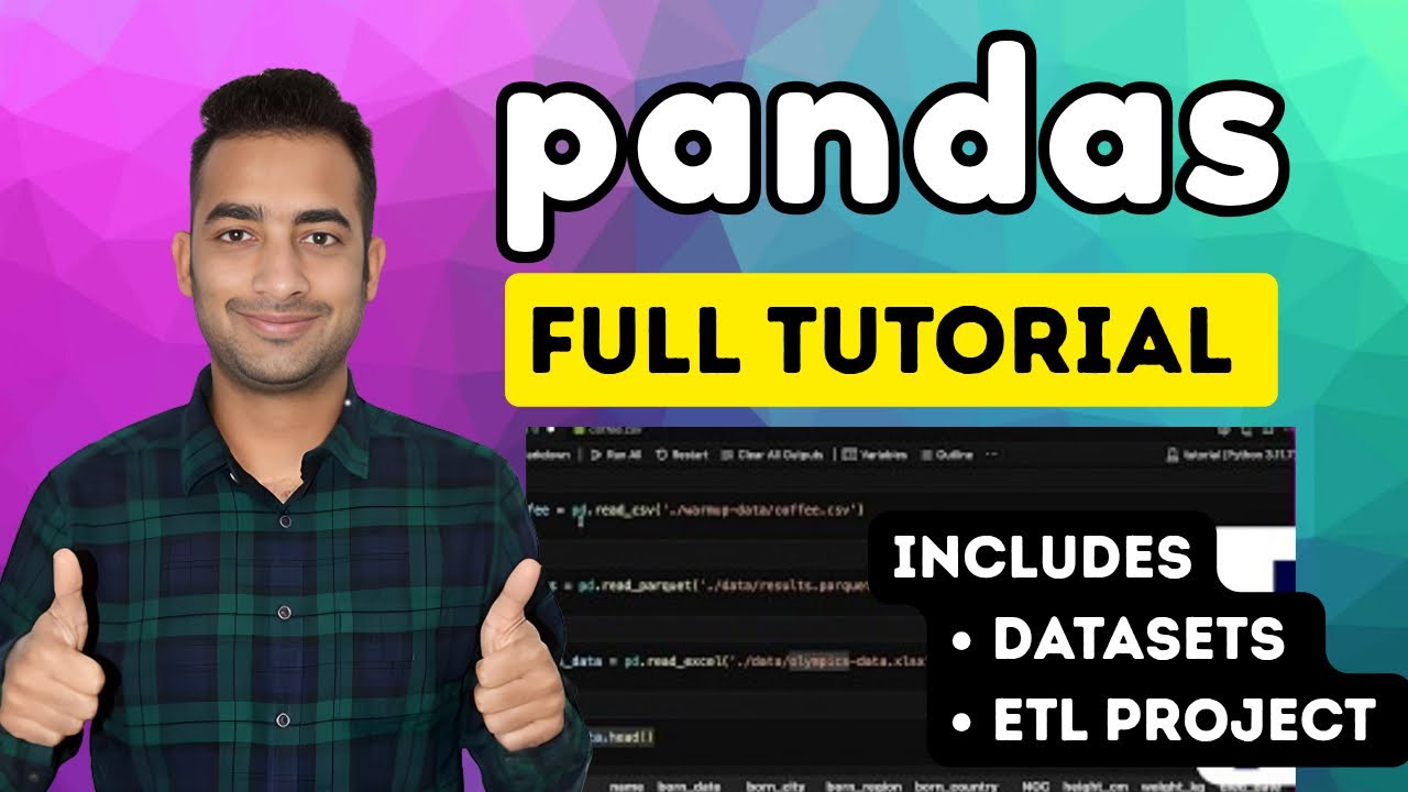 Complete Pandas Tutorial - Learn Pandas from Basics to Advanced! 🚀