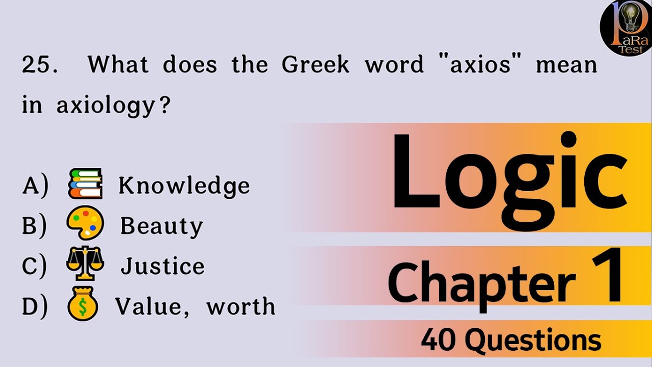 Logic Chapter 1 Questions
