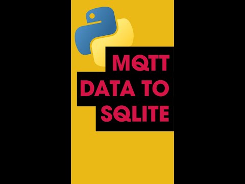 Save MQTT Data To An SQLite DB #shorts #python #sqlite #mqtt