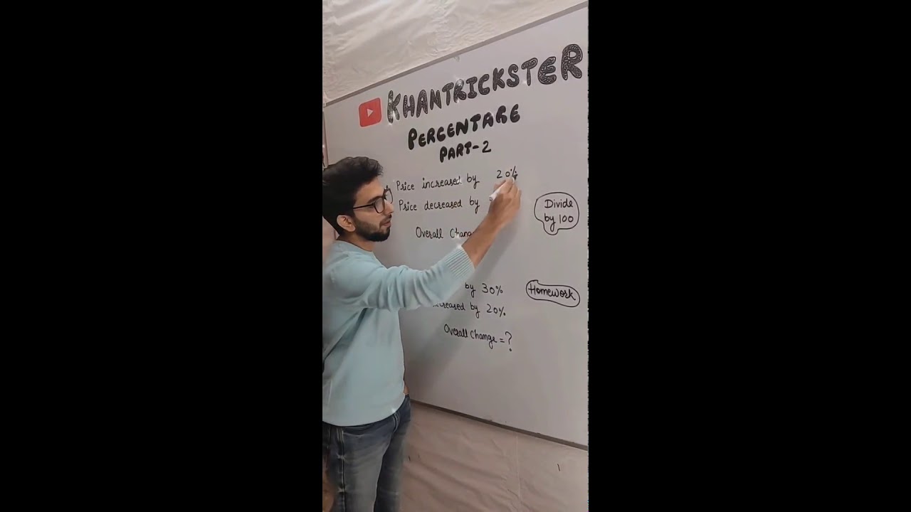 Percentage | Part-2 | YouTube Shorts | Khantrickster #shorts