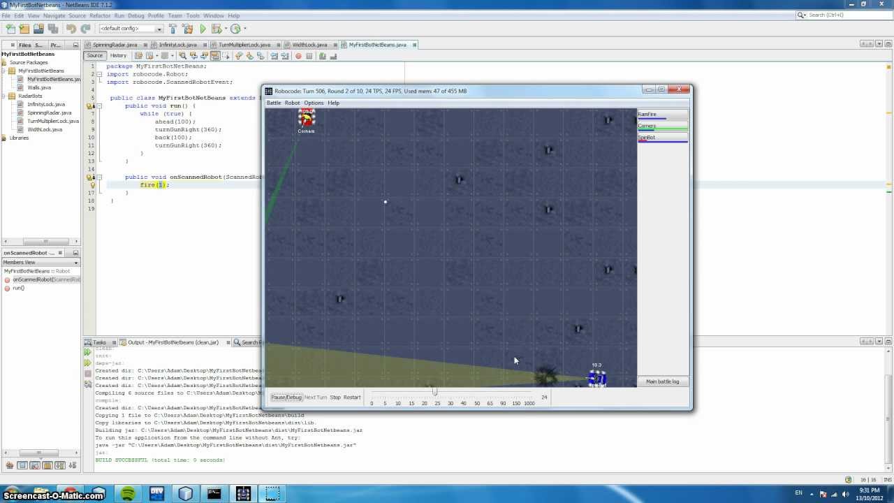 RoboCode Tutorial 10 - Attacking