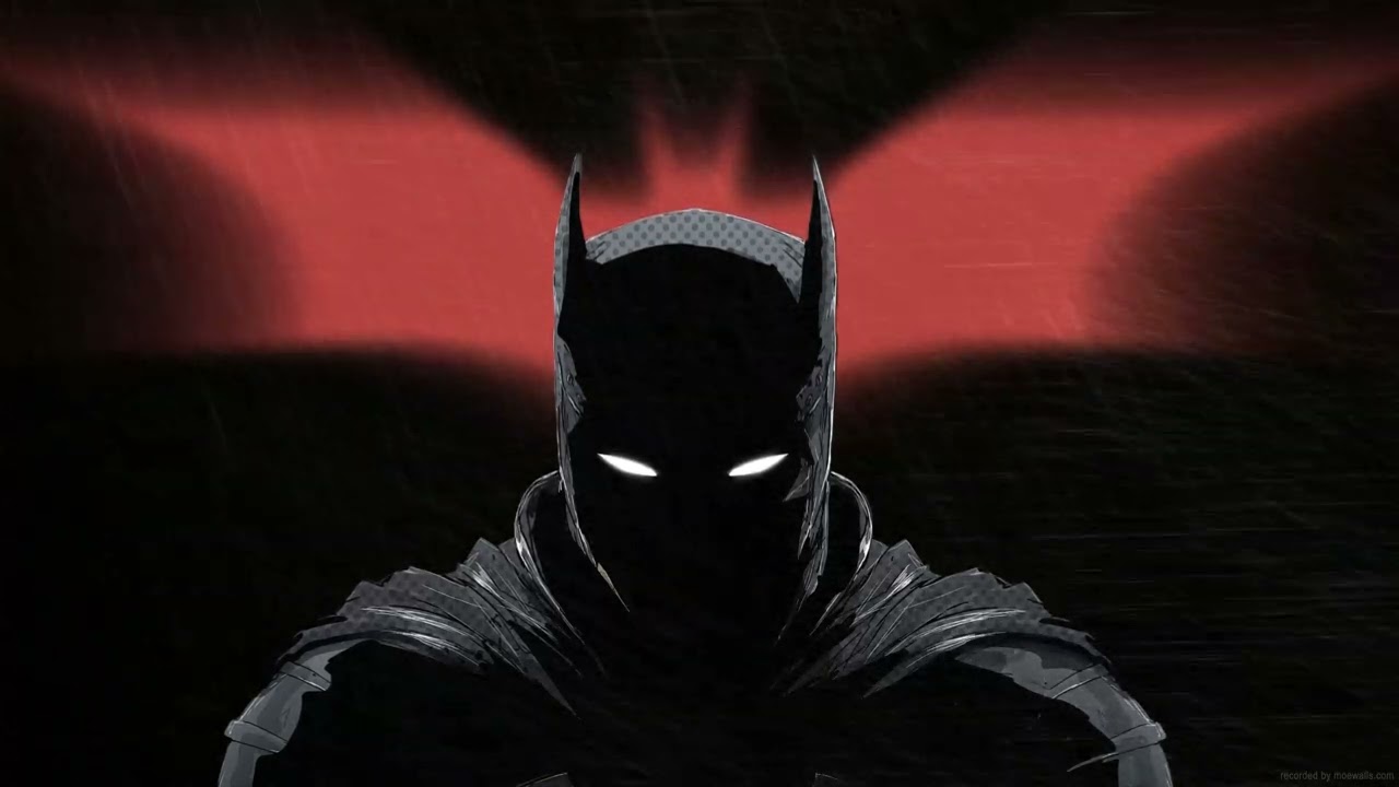 Batman Eye Blinking Live Wallpaper 4K PC Loop OLED Dark Knight