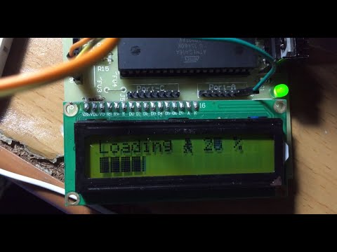 Measure temperature with LM35 and Atmega16A