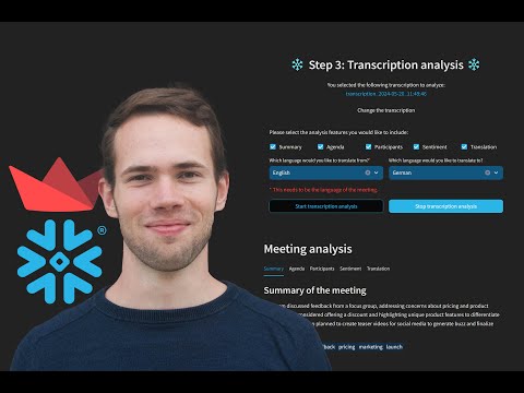 Introducing ArcticMeet👋: AI meeting assistant using Snowflake Arctic — Snowflake June 2024 hackathon