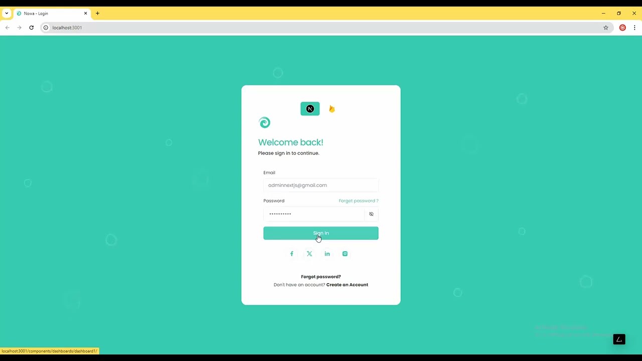 Installation process of Nowa NextJs Javascript - React-bootstrap Admin Dashboard Template.